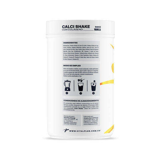 Calci Shake con colágeno – Vital Plus Energy
